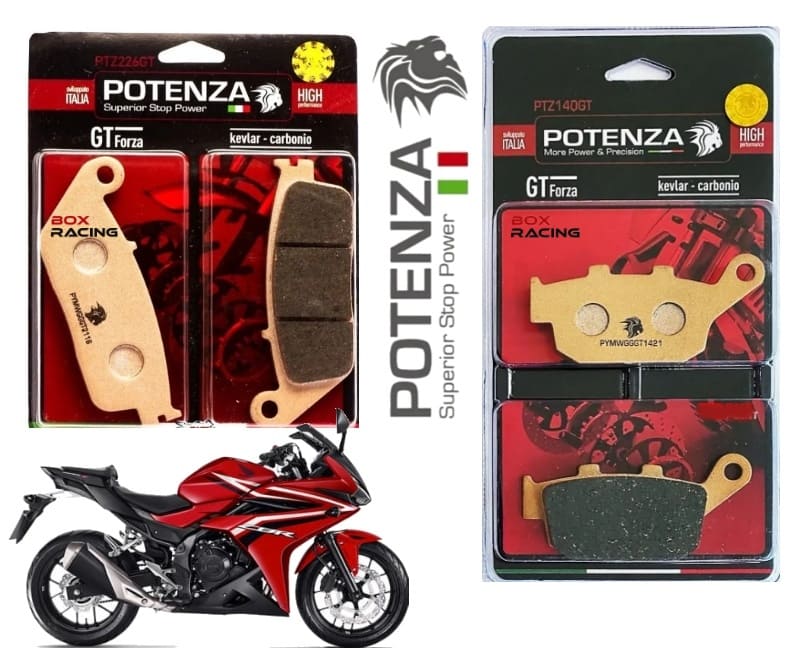 Jg Pastilha Freio Potenza GT D/T CBR 500R CB500R 2013 á 2021 – Box Racing